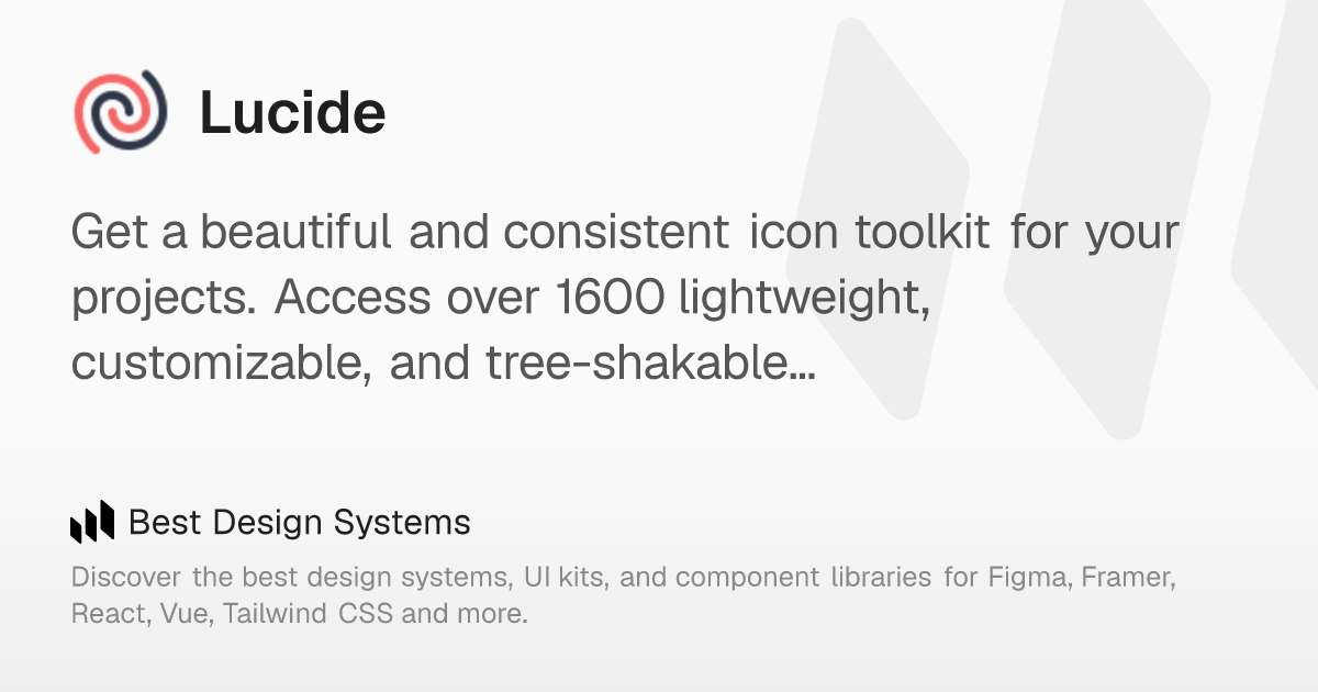 Lucide: Beautiful and consistent icons, made by the community. – Best ...