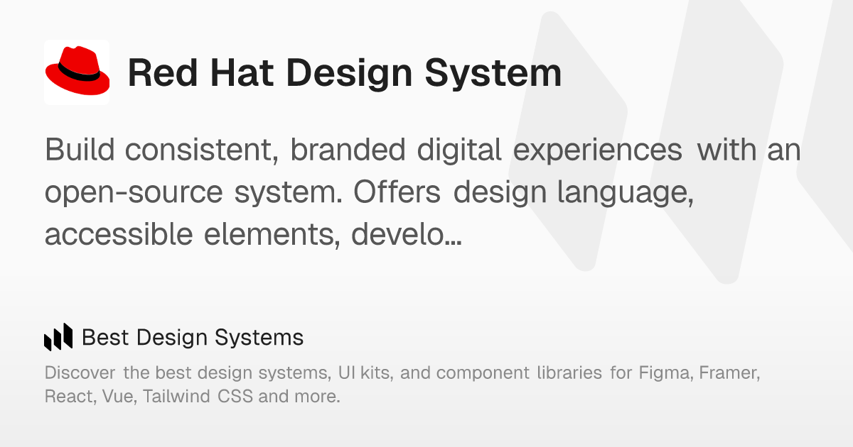 Red Hat Design System: Craft consistent, branded digital experiences ...